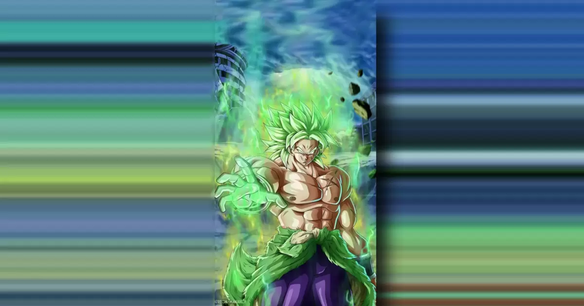 Broly Ultra Green | Camera Sway | Particles | Glitch + Blur Transitions ...