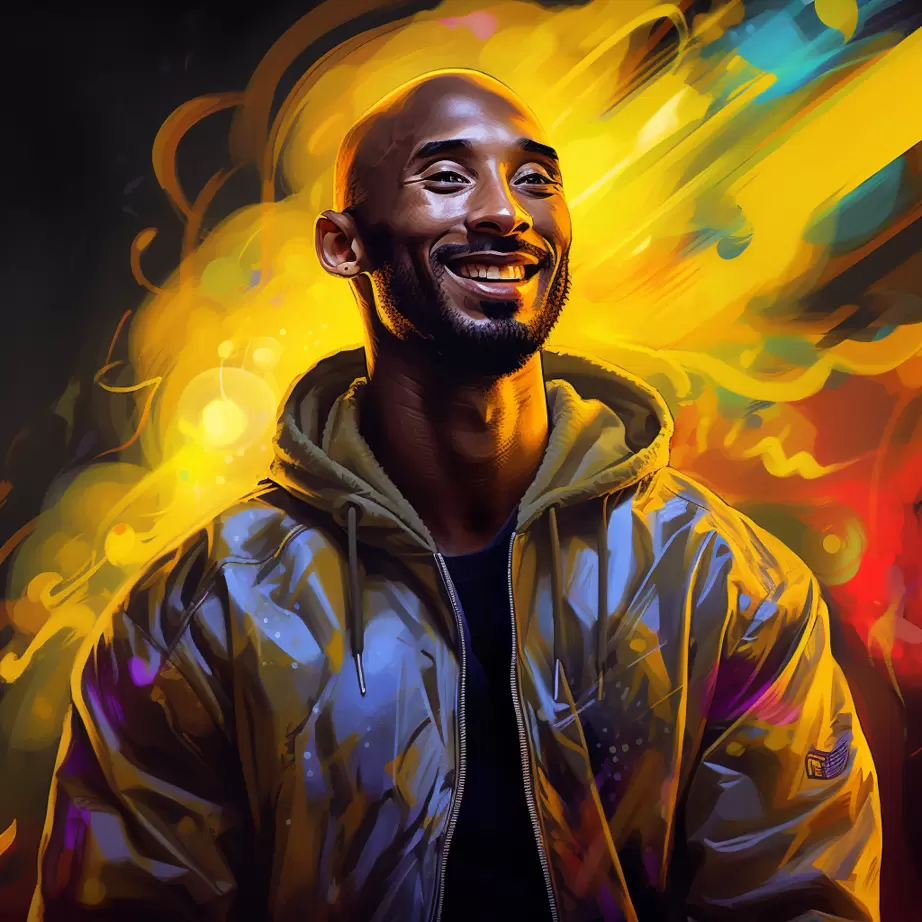 Kobe Bryant: Digital Painting | Ken Burns Effect | Free Phone Live ...