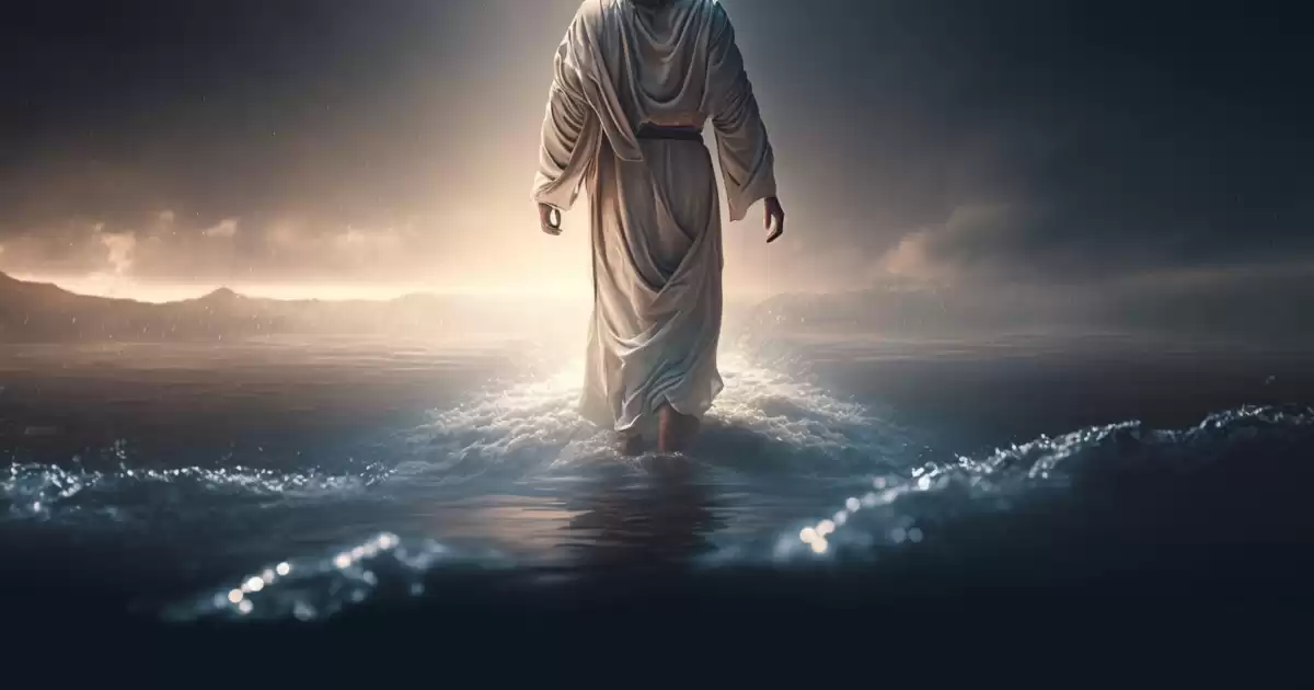 Jesus: Stepping Onto The Sea Free Cell Phone Live Wallpaper ...