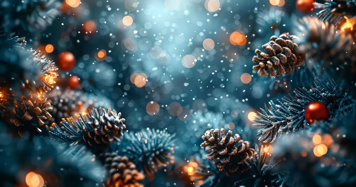 Christmas Tree Pine Cones #7042 | Basic | Free Phone Live Wallpaper ...