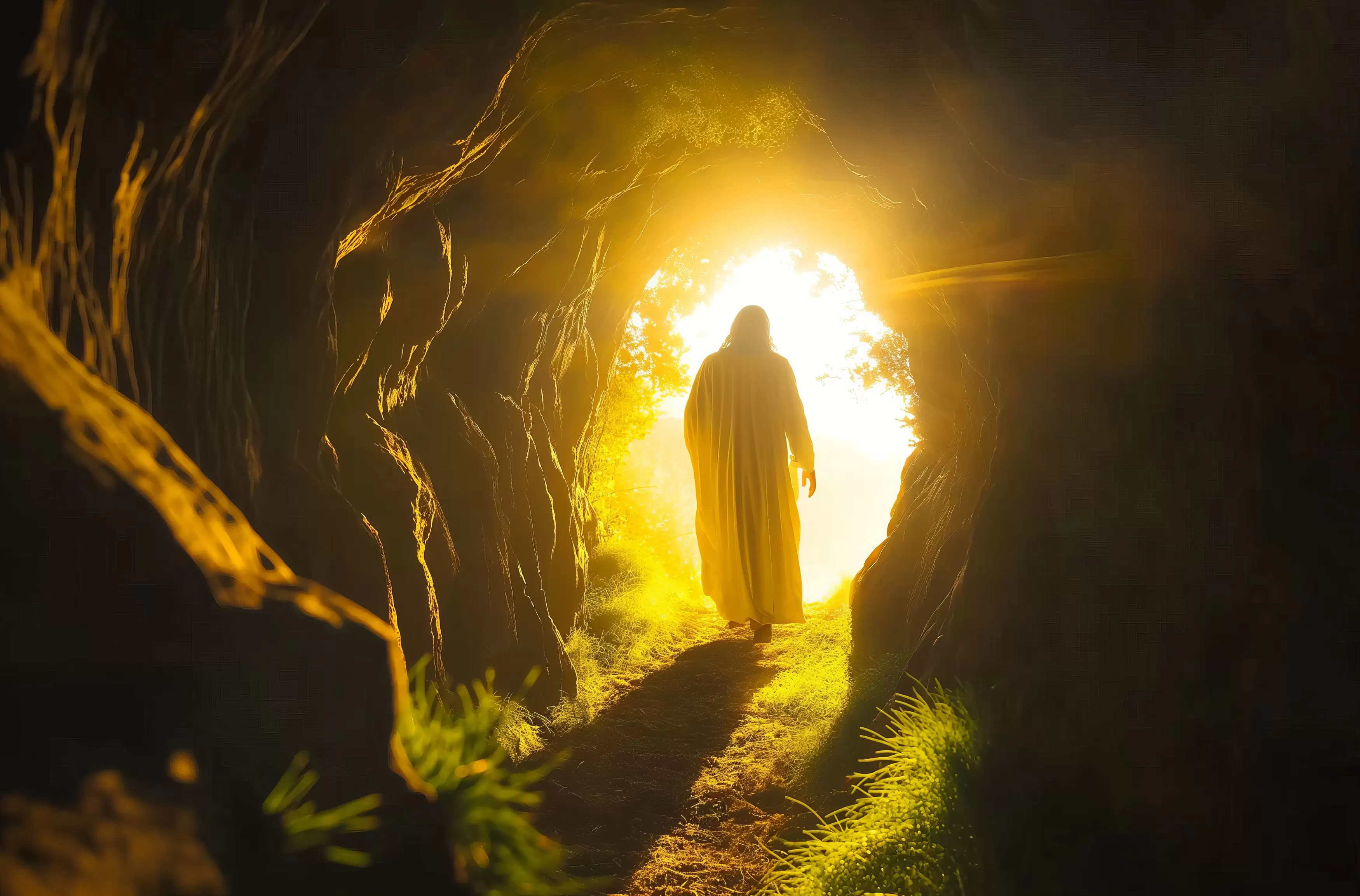 Jesus Exiting Cave #70d2 | Ken Burns Effect | Free Phone Live Wallpaper ...