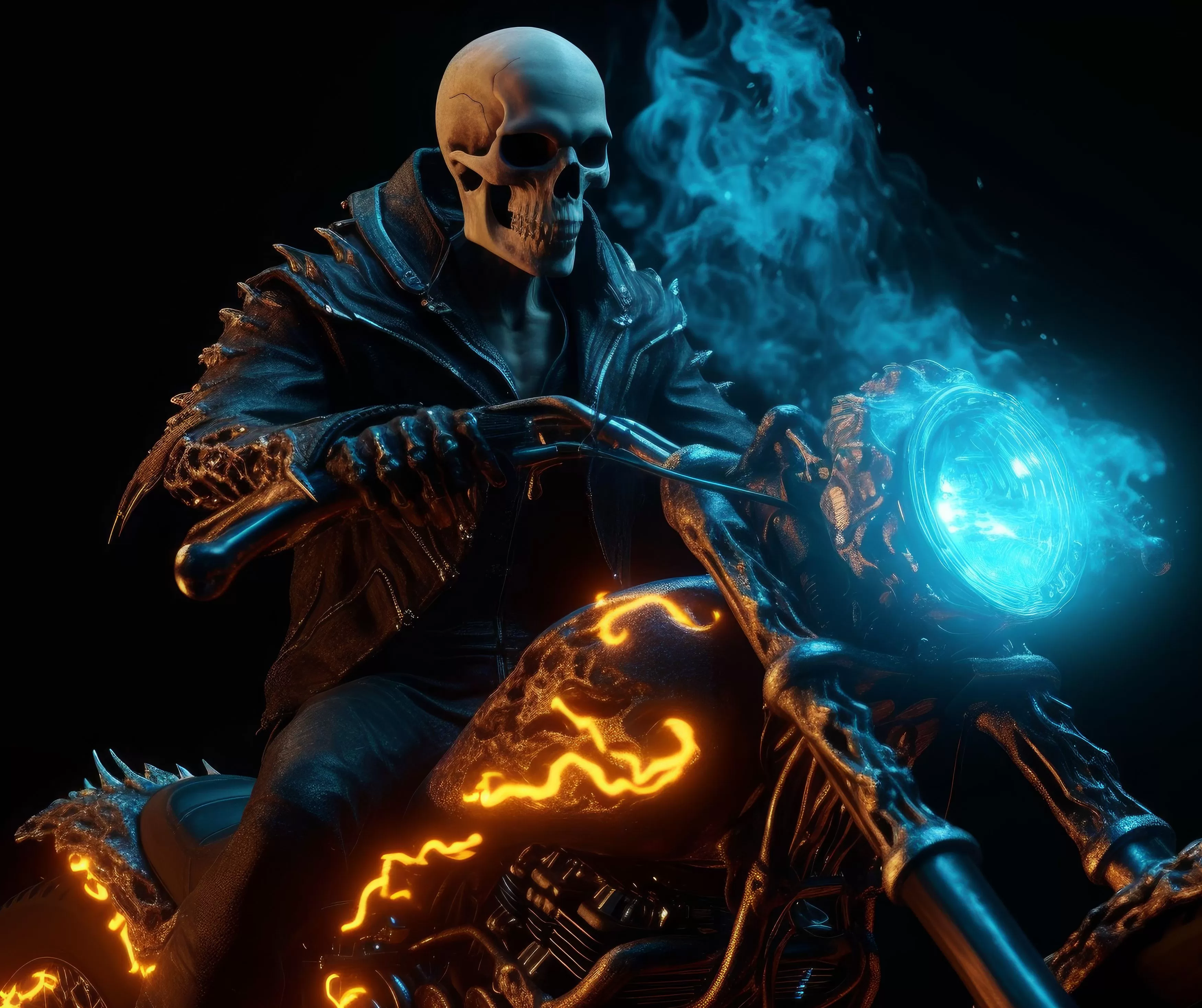 Ghostrider #c9d3 | Ken Burns Effect | Free Phone Live Wallpaper | Livewallpaper.io
