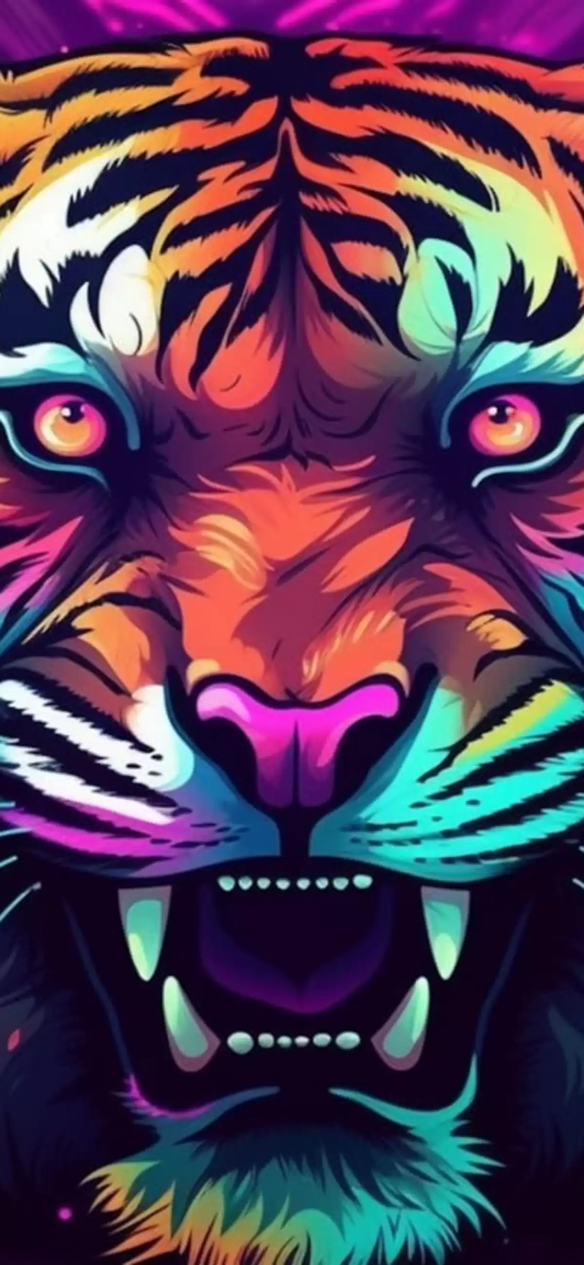 Groovy Tiger Free Cell Phone Live Wallpaper | Livewallpaper.io