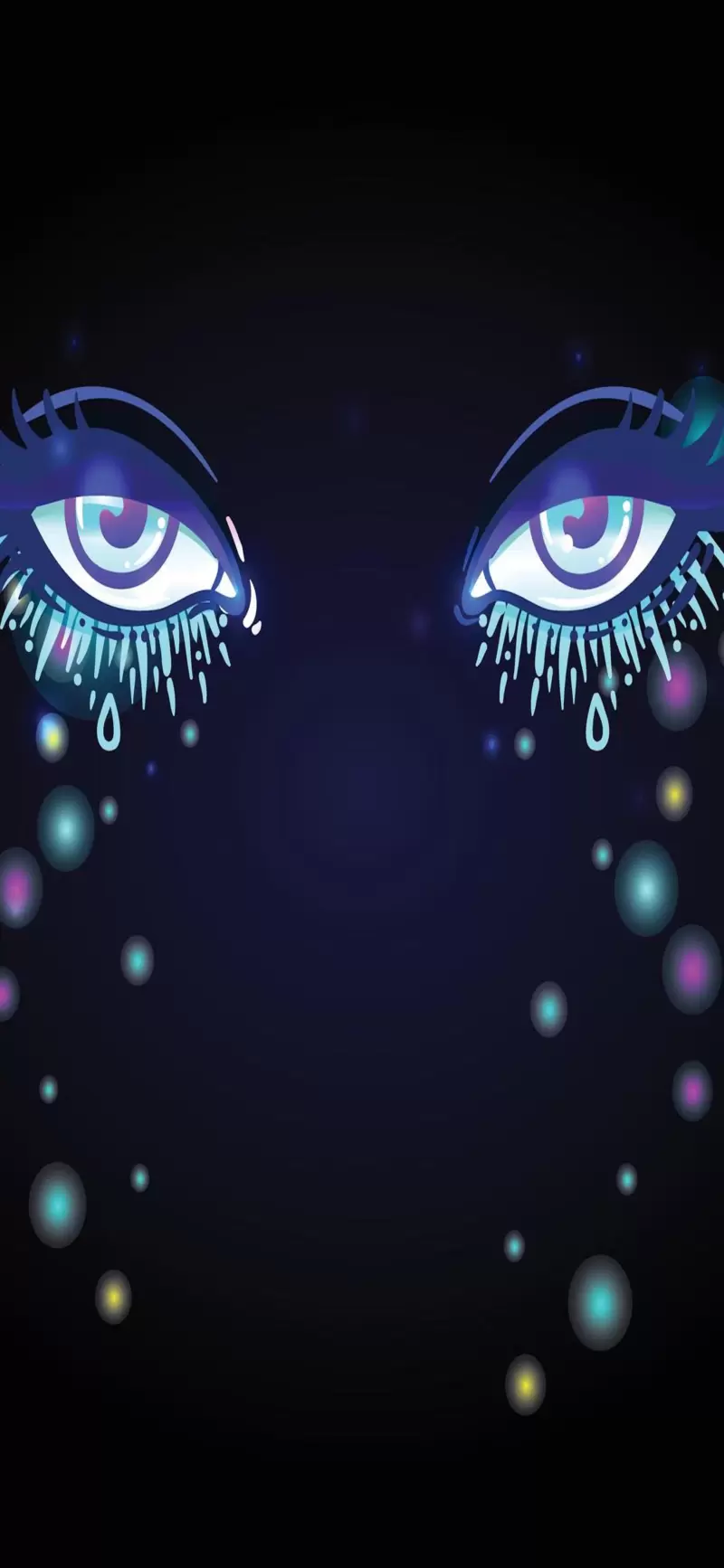 Radiant Eyes in the Midnight Sky | Basic | Free Phone Live Wallpaper ...