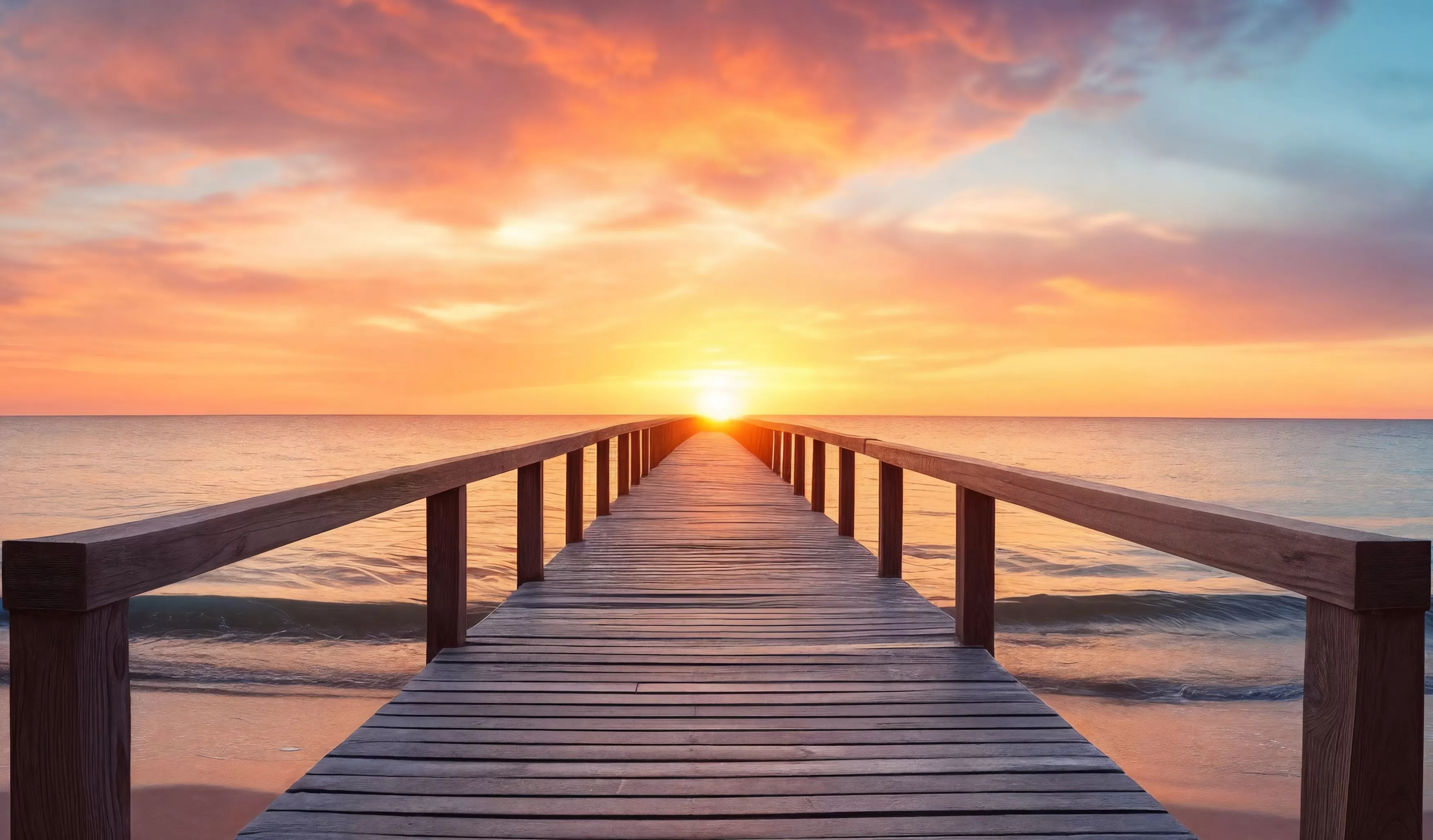 Sunset Over Pier #0e22 | Ken Burns Effect | Free Phone Live Wallpaper ...